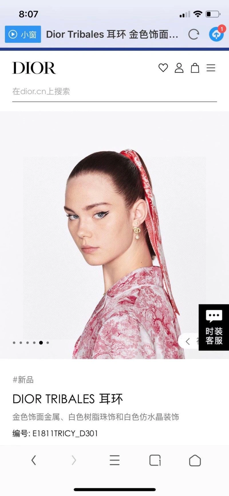 Budget-friendly Christian Dior Earrings