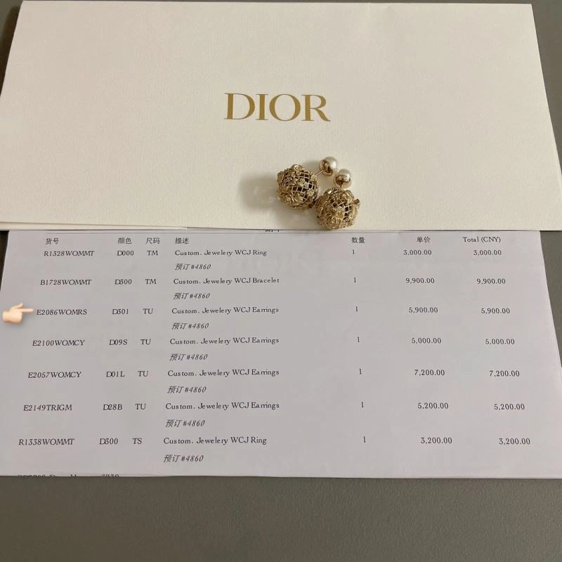 Top match Christian Dior Earrings