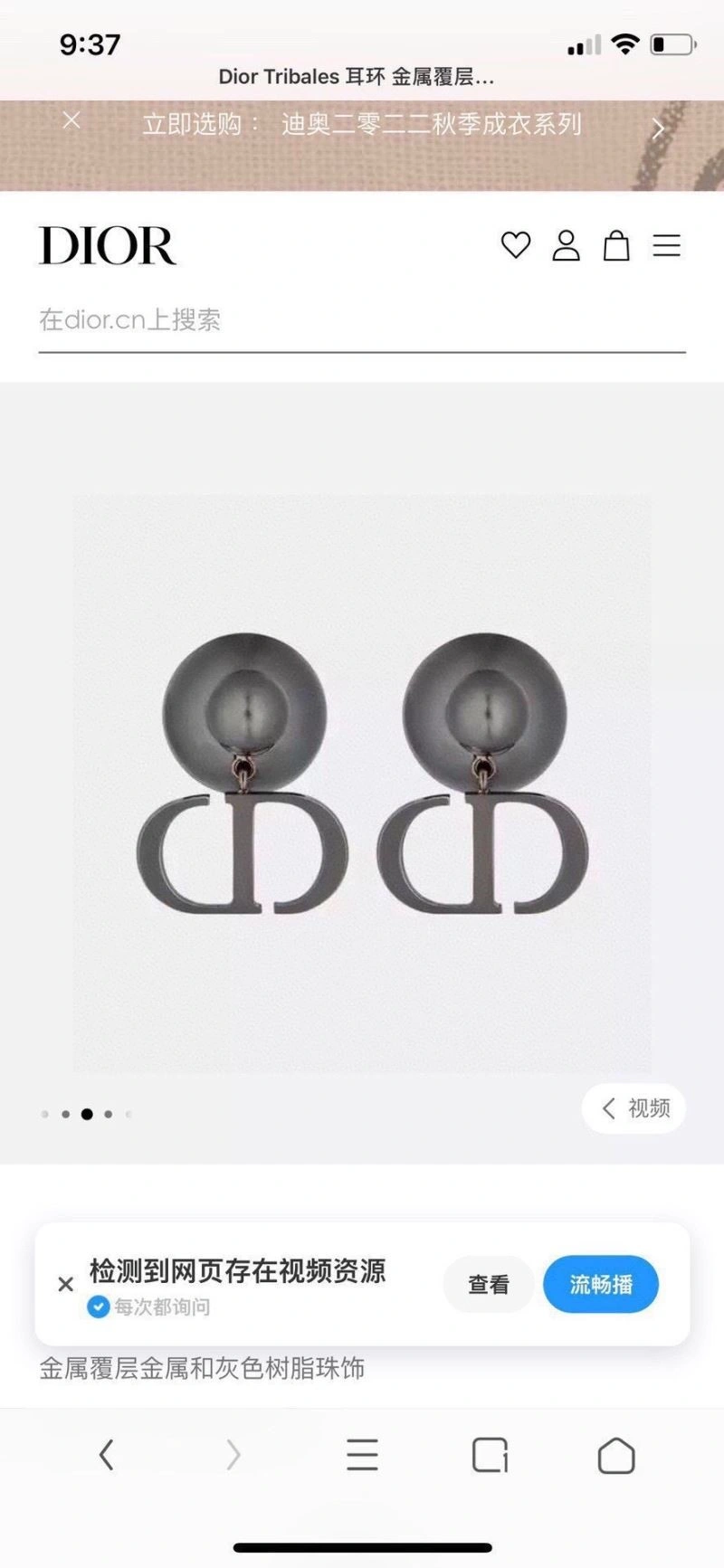 Reasonably priced Christian Dior Earrings