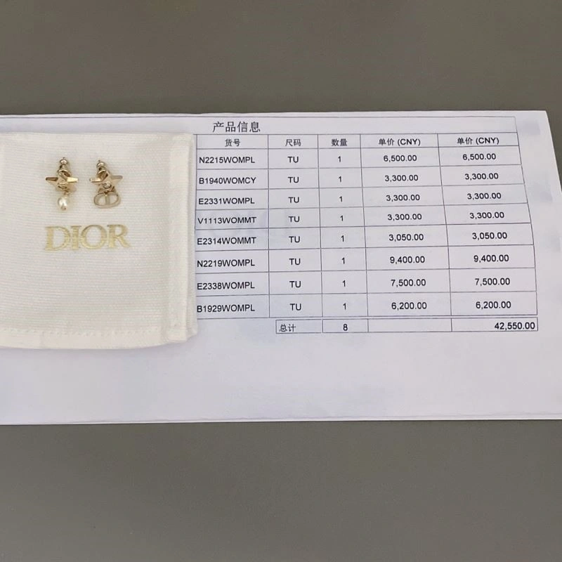 Genuine Christian Dior Earrings