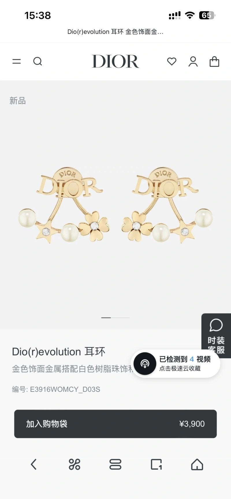 Christian Dior Earrings