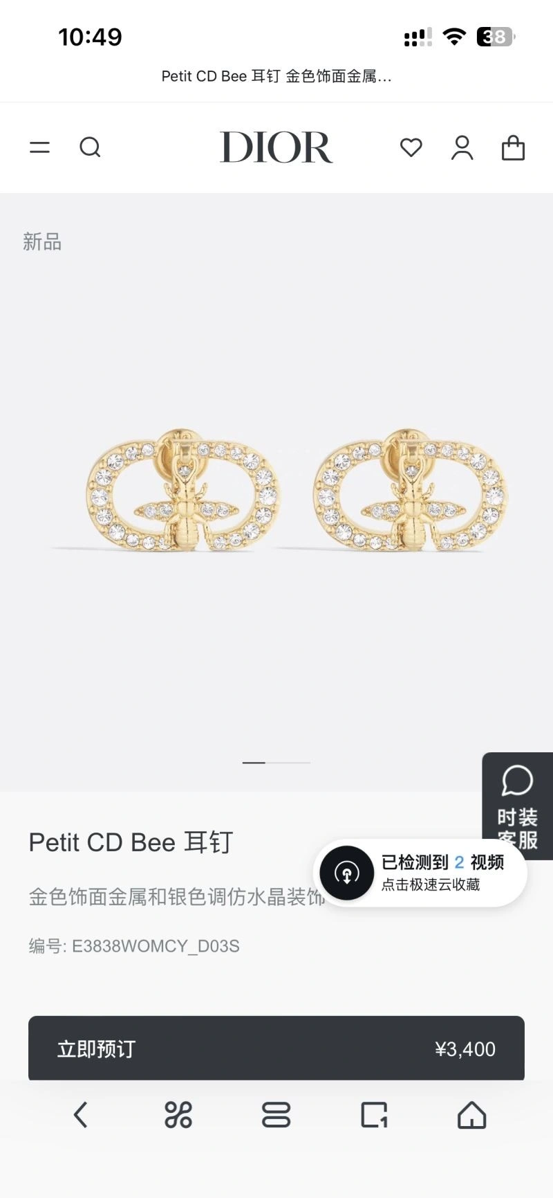 Christian Dior Earrings