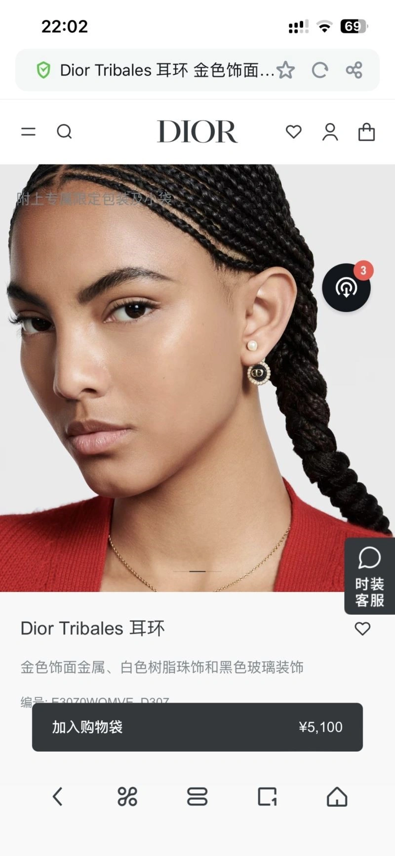 Legit Christian Dior Earrings