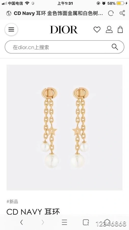 OEM Christian Dior Earrings