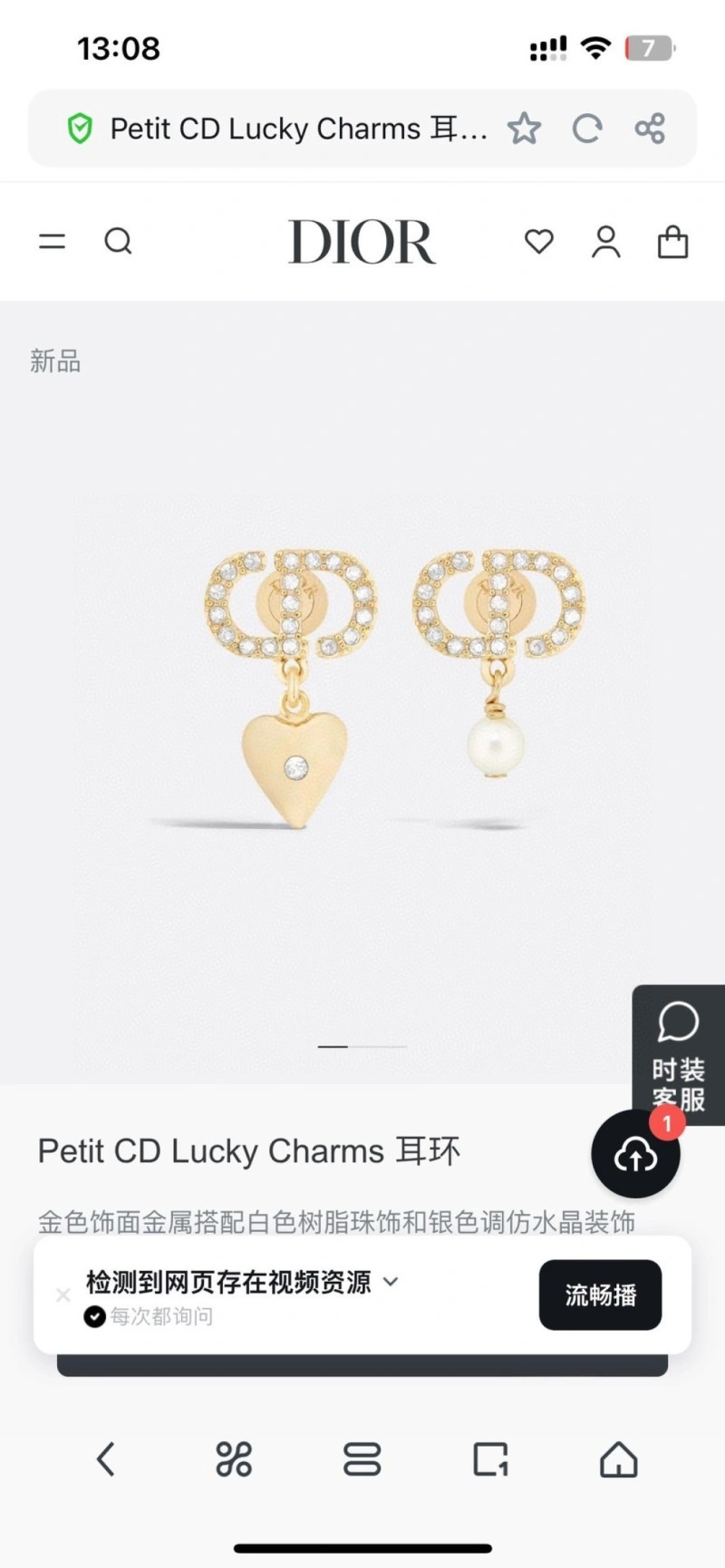 Christian Dior Earrings