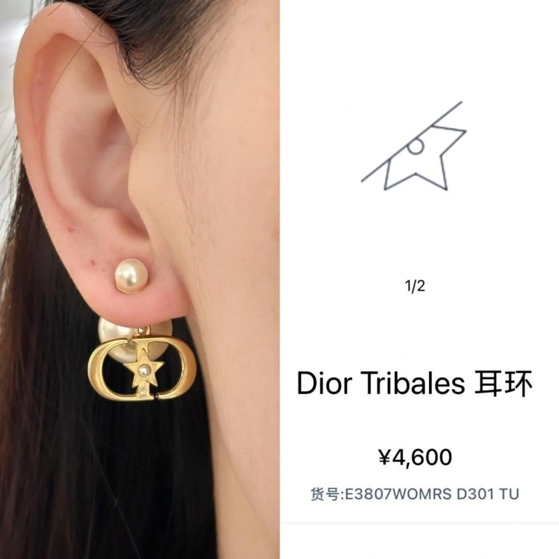 Real Christian Dior Earrings