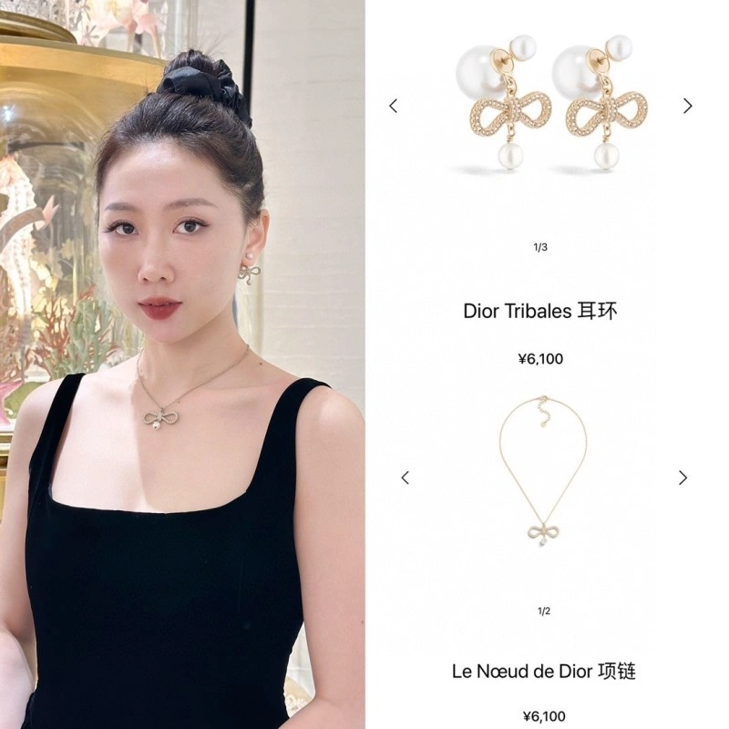 Real Christian Dior Earrings