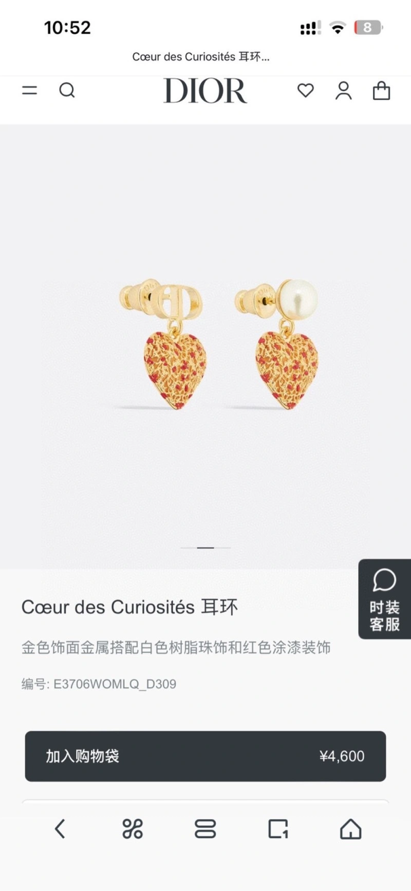 Brand-original Christian Dior Earrings