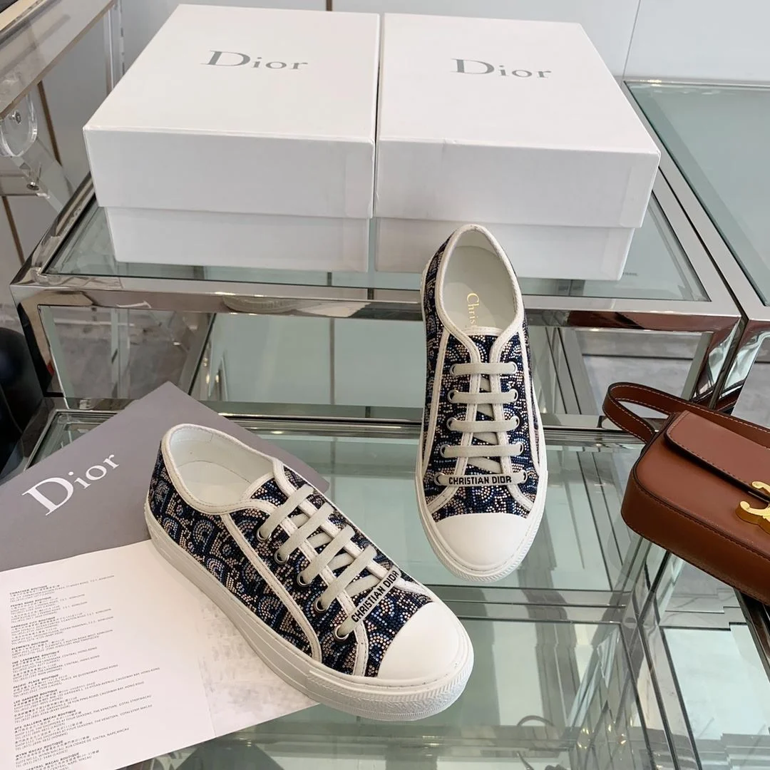Brand-authenticated Christian Dior Flat Shoes