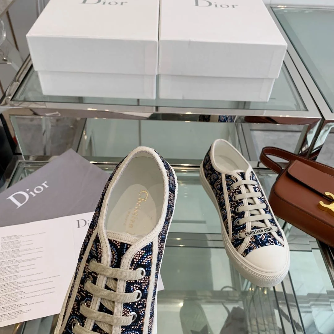 Brand-authenticated Christian Dior Flat Shoes