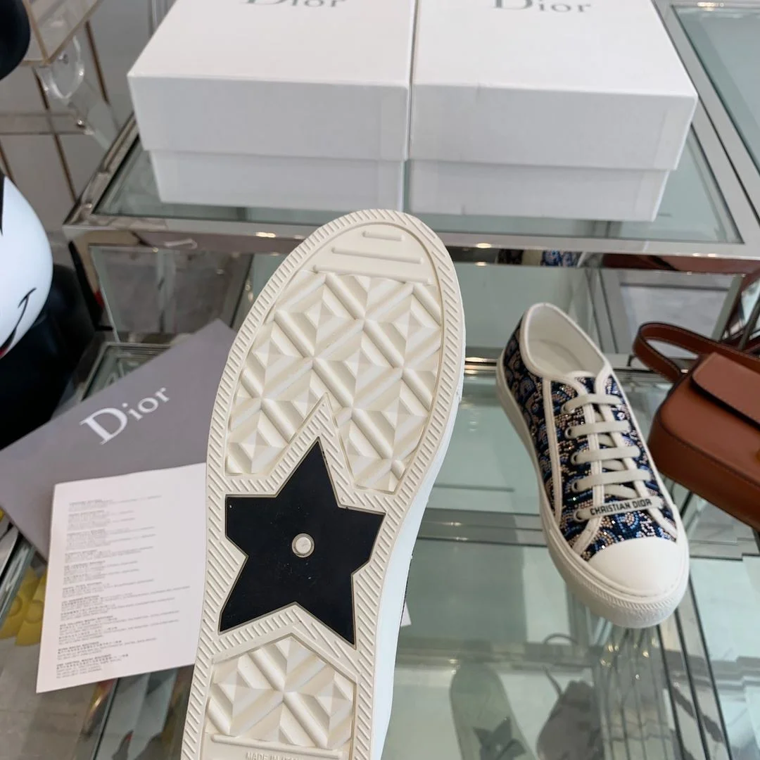 Brand-authenticated Christian Dior Flat Shoes
