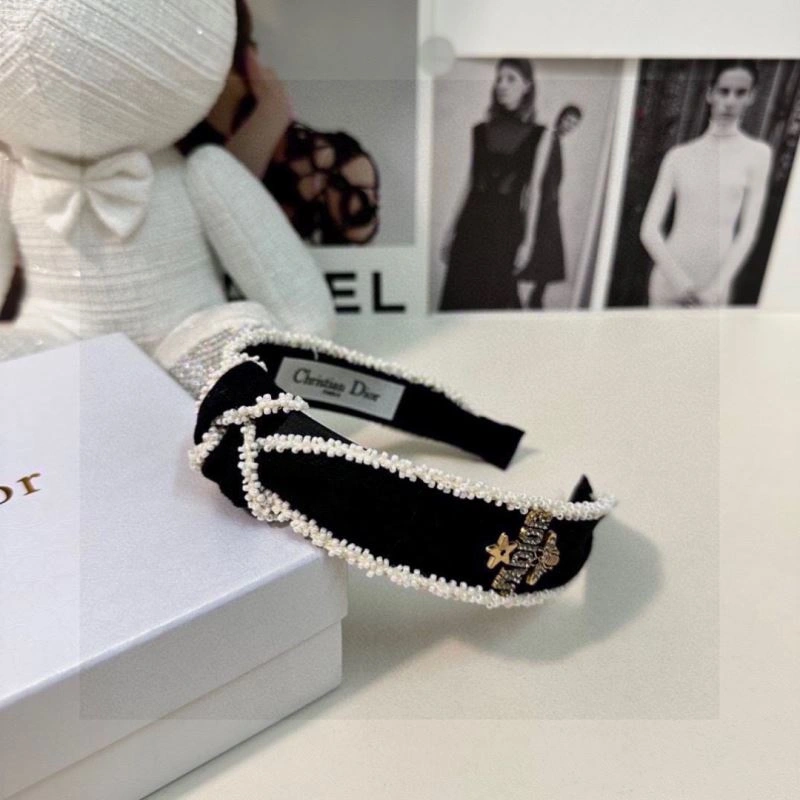 Brand-authenticated Christian Dior Hair Hoop