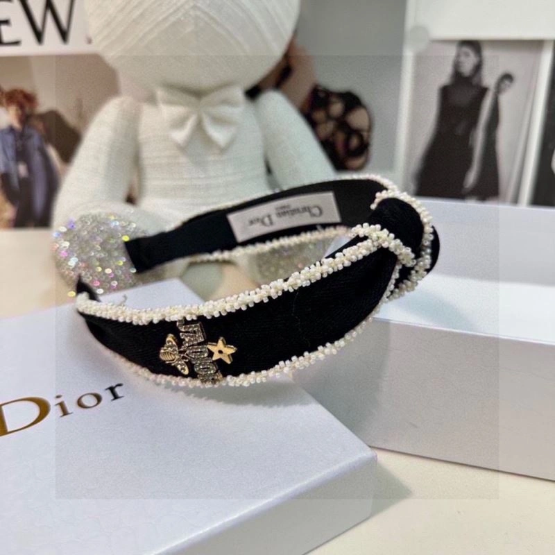 Brand-authenticated Christian Dior Hair Hoop