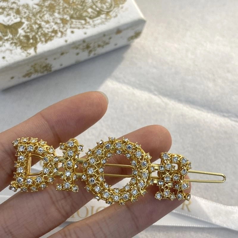 Brand-authenticated Christian Dior Hairpins