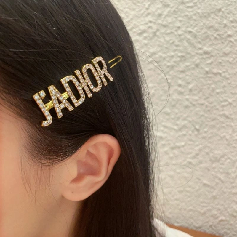 Brand-authenticated Christian Dior Hairpins