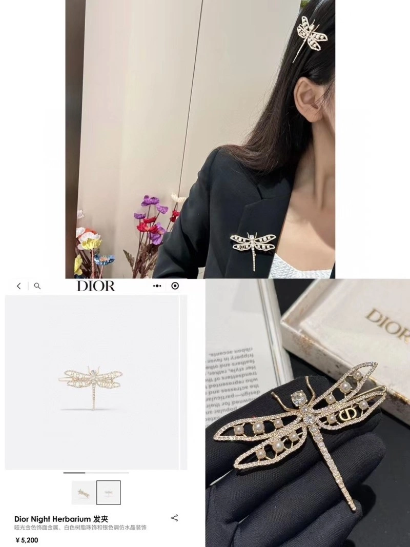 Factory-made Christian Dior Hairpins