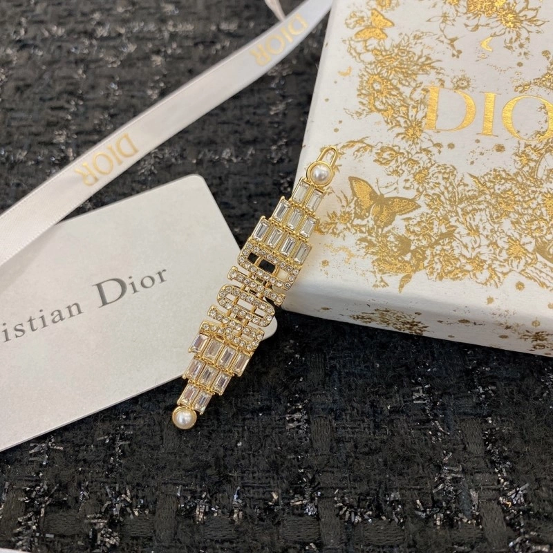 Brand-authenticated Christian Dior Hairpins