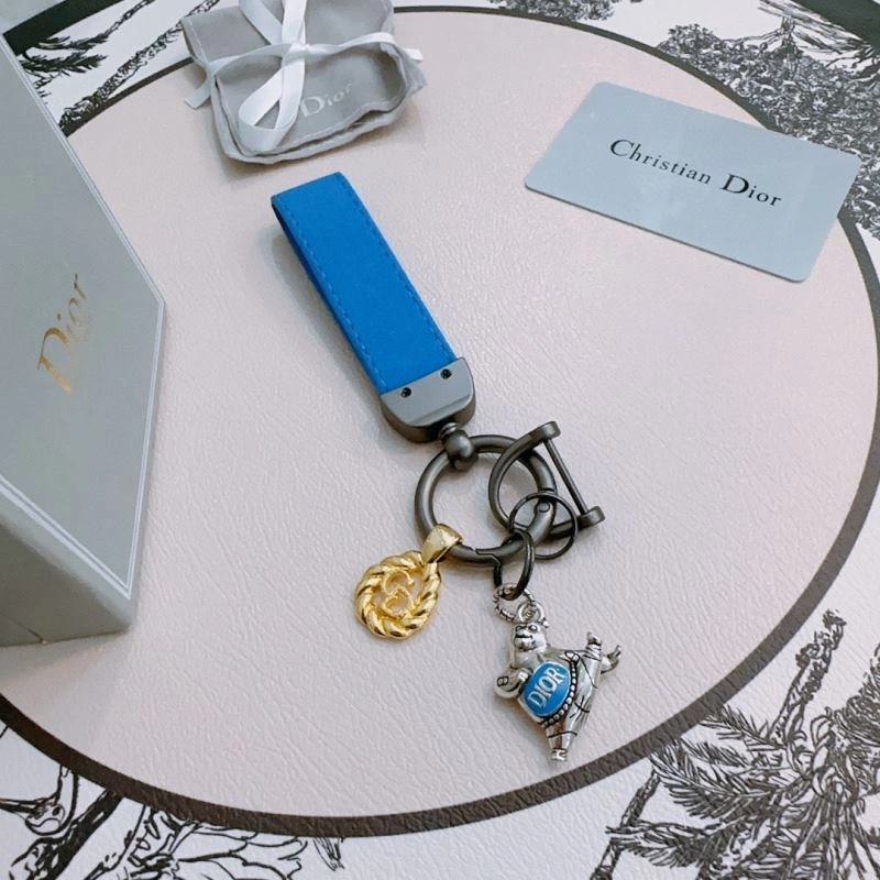 Brand-authenticated Christian Dior Keychains