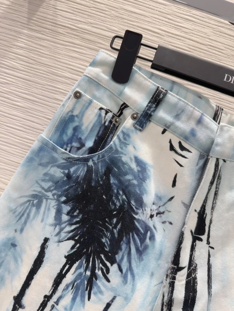 Brand-authenticated Christian Dior Long Pants