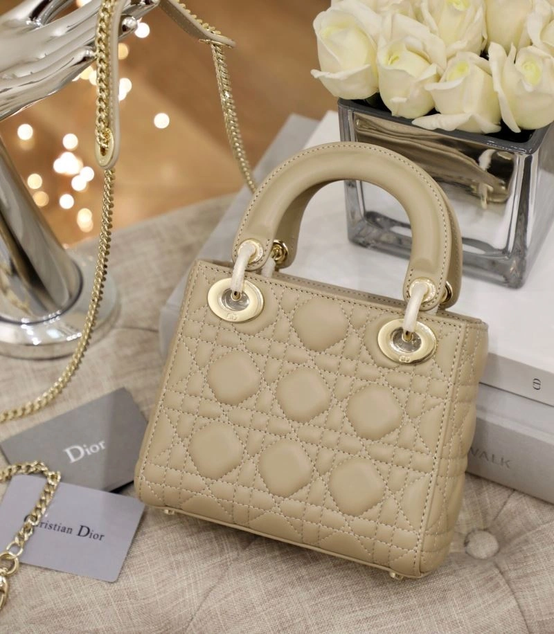 Brand-authenticated Christian Dior My Lady Bags