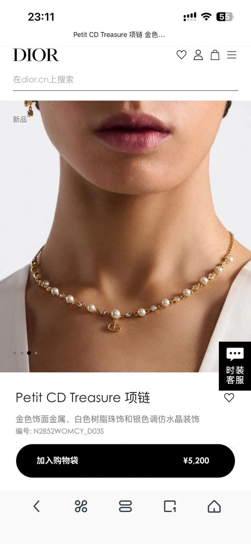 Mirror quality Christian Dior Necklaces