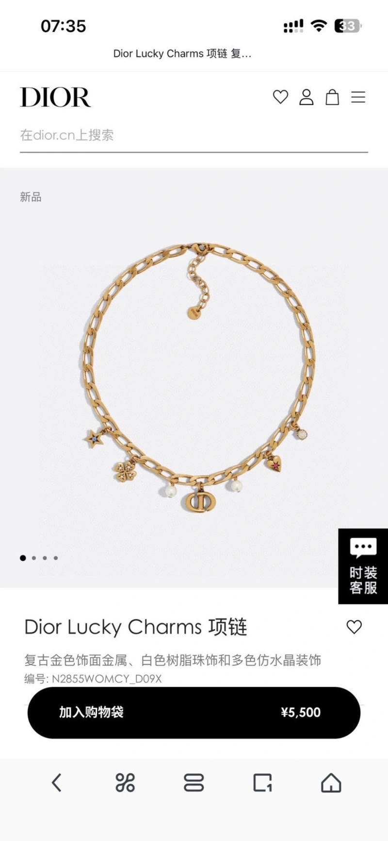 Reasonably priced Christian Dior Necklaces