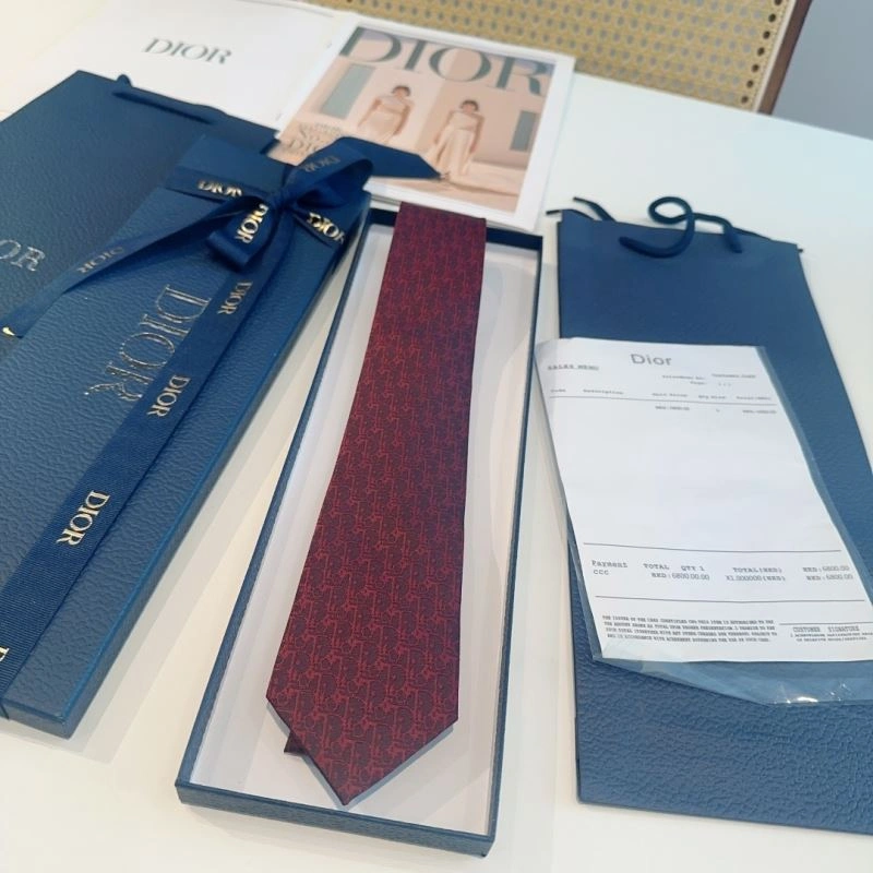 Factory-made Christian Dior Neckties