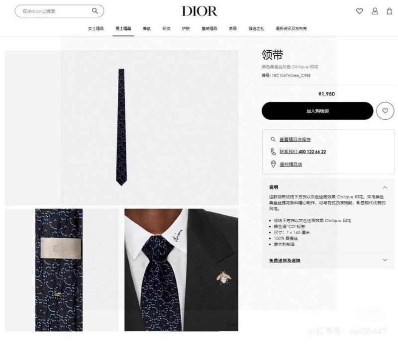 Christian Dior Neckties