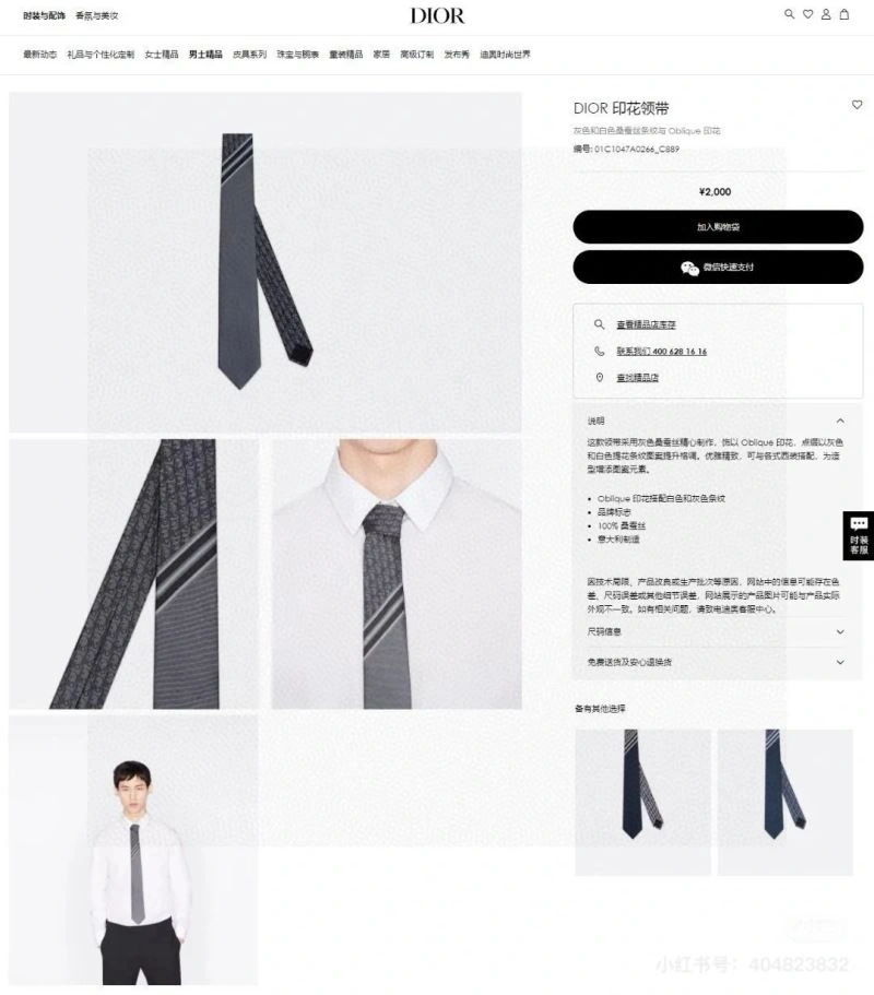 Christian Dior Neckties