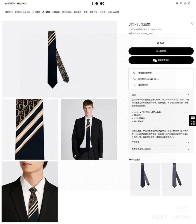 Christian Dior Neckties