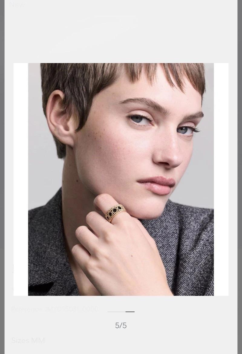 Brand-authenticated Christian Dior Rings