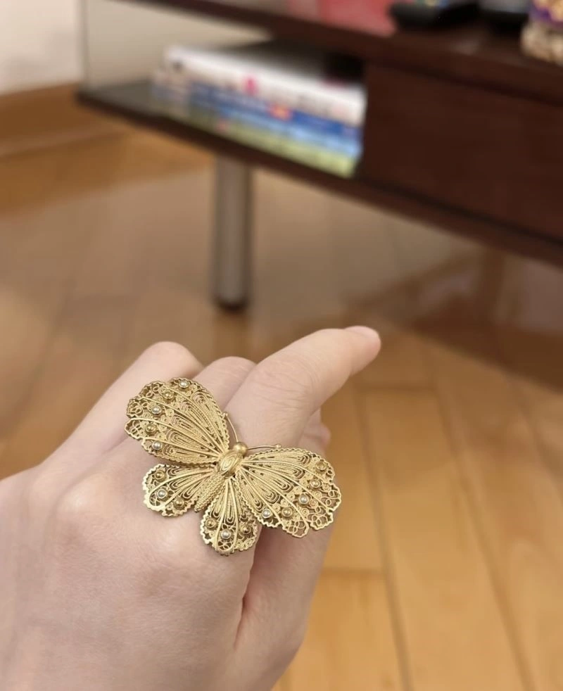 Accurate model Christian Dior Rings