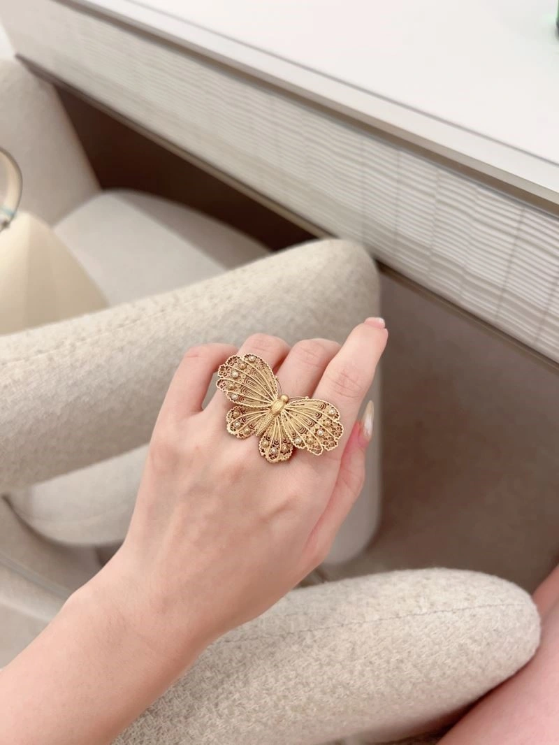 Accurate model Christian Dior Rings