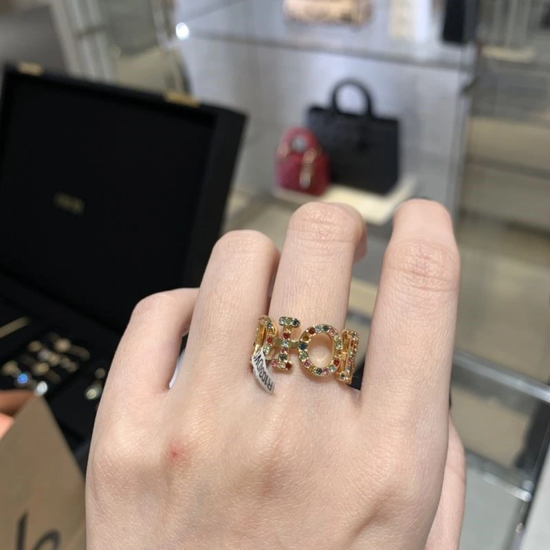 Accurate model Christian Dior Rings