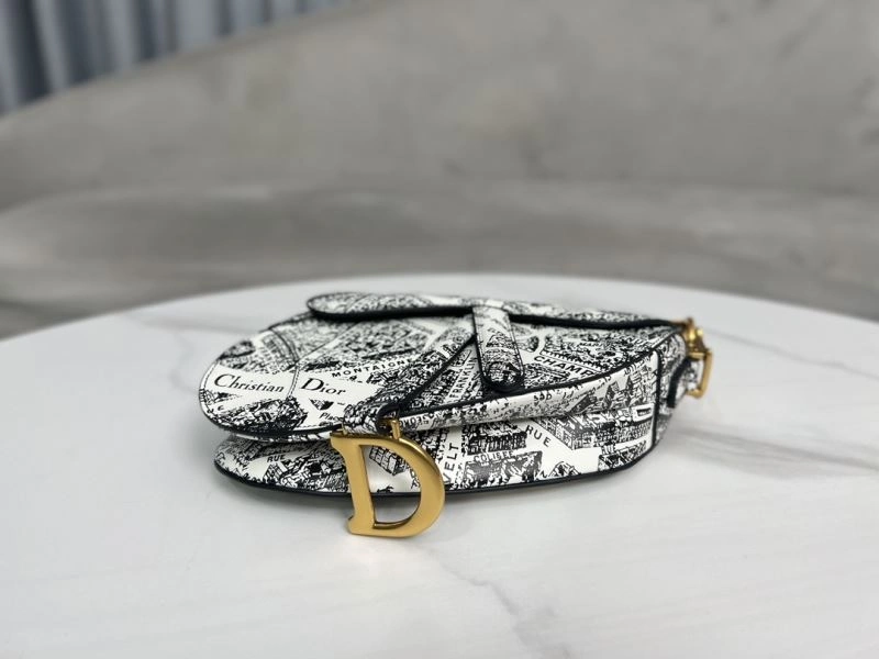Genuine Christian Dior Saddle Bags