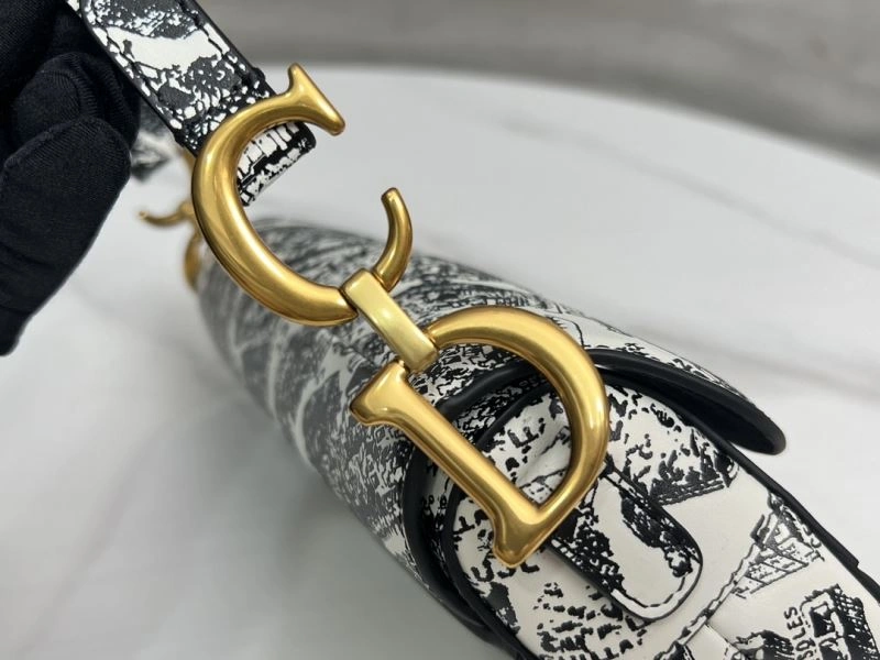 Genuine Christian Dior Saddle Bags