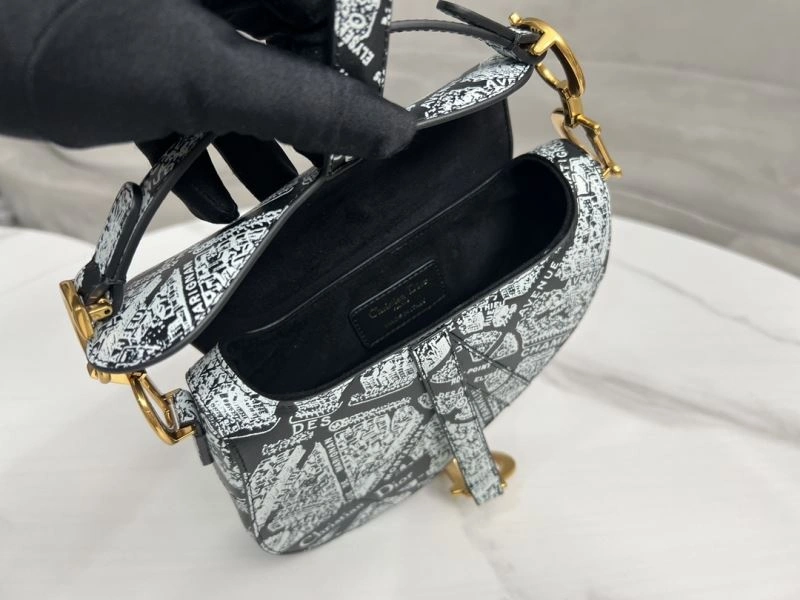 Brand-original Christian Dior Saddle Bags