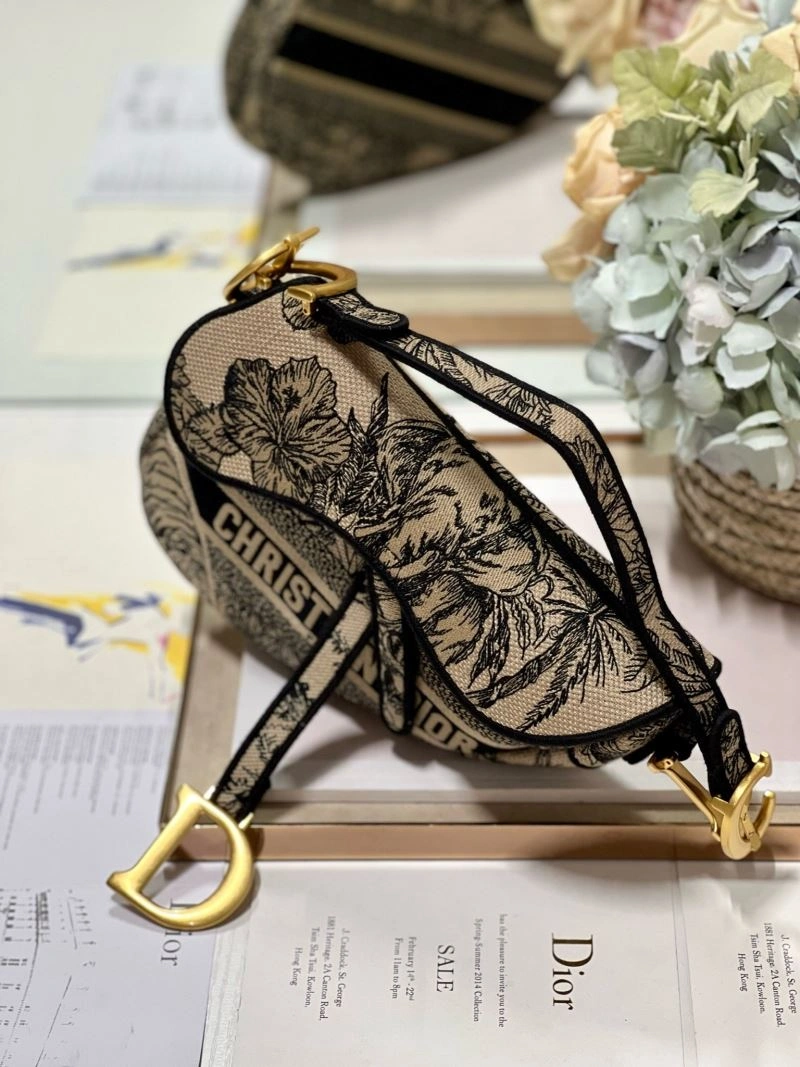 Genuine Christian Dior Saddle Bags