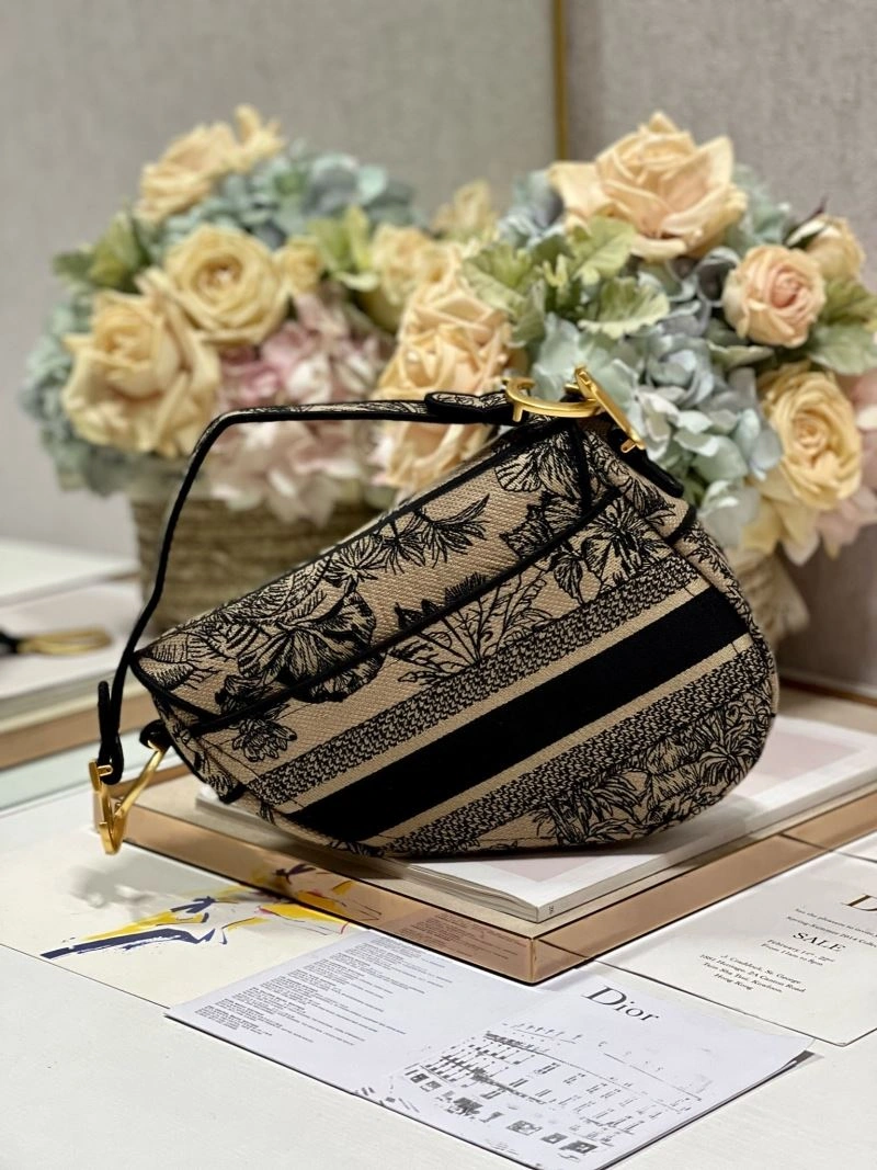 Genuine Christian Dior Saddle Bags