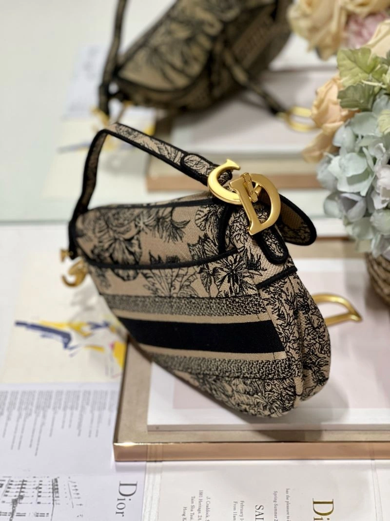 Genuine Christian Dior Saddle Bags