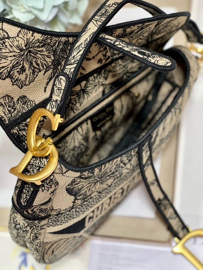 Genuine Christian Dior Saddle Bags