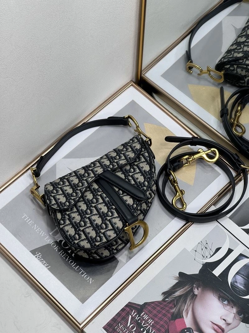 Brand-authenticated Christian Dior Saddle Bags
