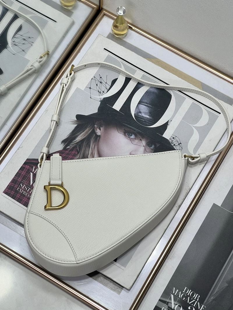 Brand-authenticated Christian Dior Saddle Bags