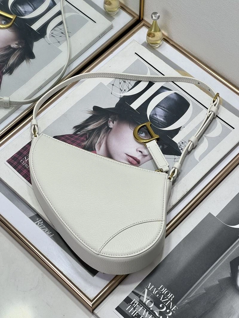 Brand-authenticated Christian Dior Saddle Bags