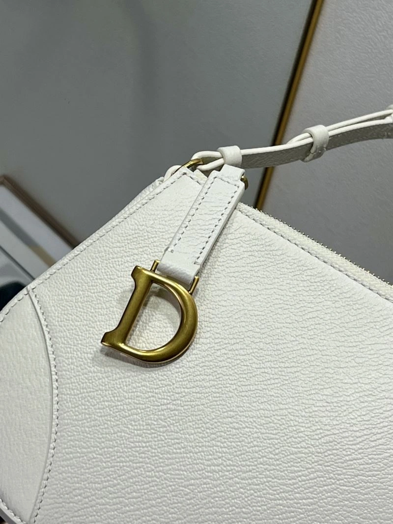 Brand-authenticated Christian Dior Saddle Bags