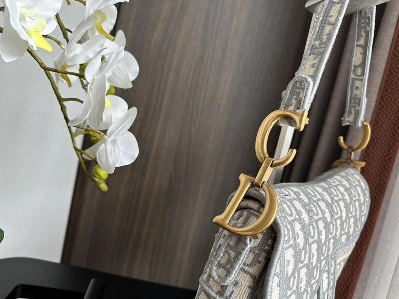 Genuine Christian Dior Saddle Bags