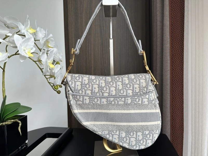 Genuine Christian Dior Saddle Bags