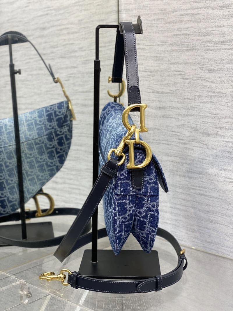 Genuine Christian Dior Saddle Bags