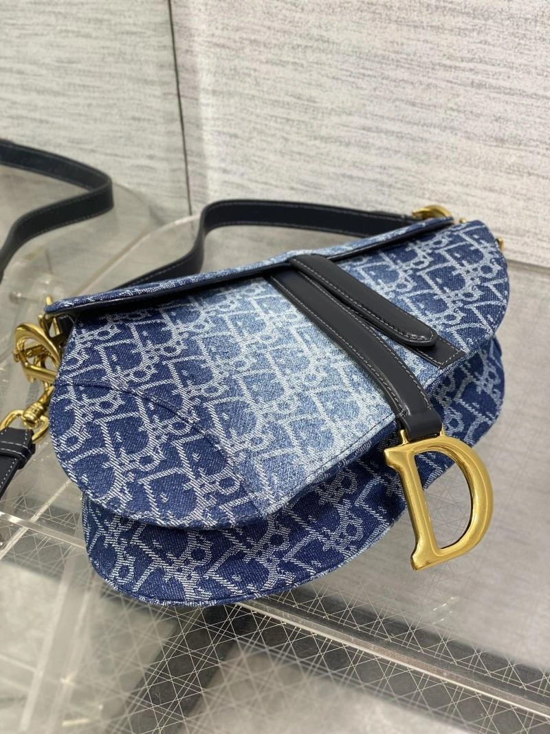 Genuine Christian Dior Saddle Bags