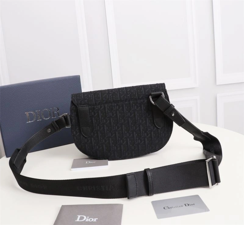 Brand-authenticated Christian Dior Saddle Bags